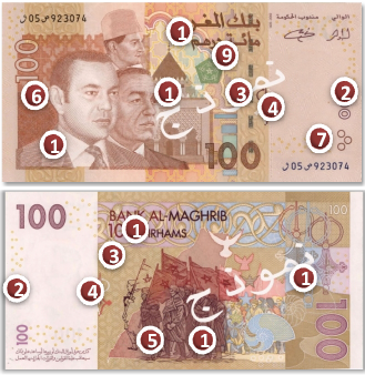 BANK AL-MAGHRIB - Billet de 100 DH